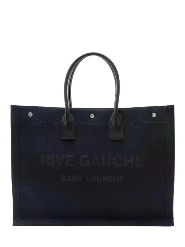 Saint Laurent 2021 Rive Gauche Tote Bag - Blue
