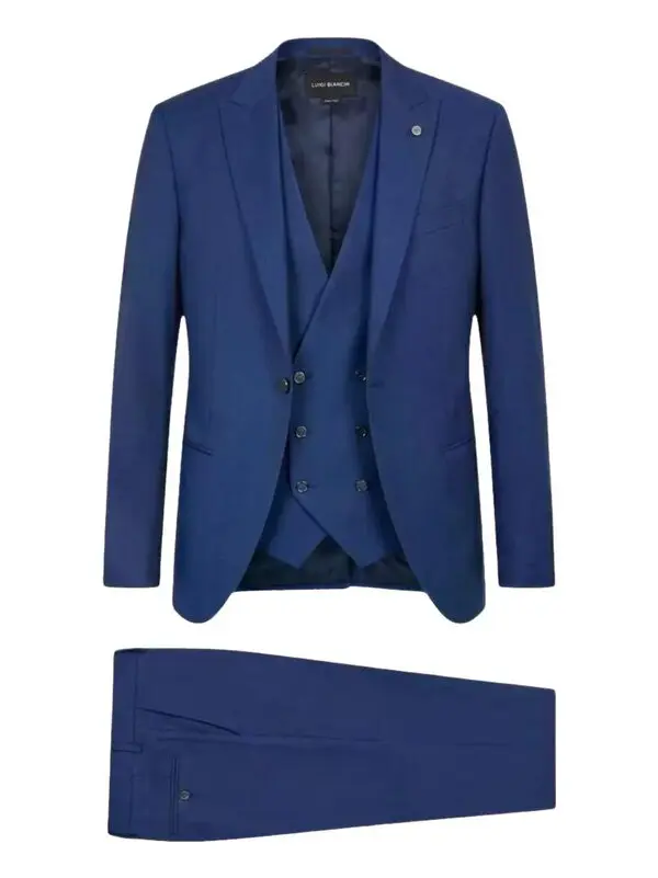 LUIGI BIANCHI MANTOVA Three-piece Suit - Blue