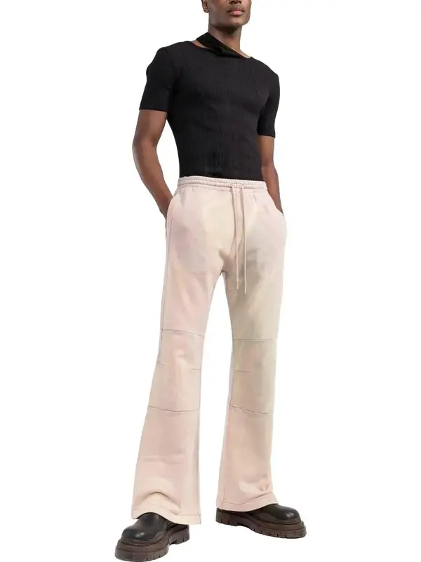 Off-White Laundry Panelled Cotton Track Pants - Neutrals