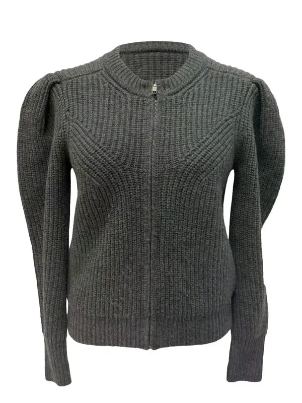 ISABEL MARANT VINTAGE Randy Puff-sleeve Sweater - Grey