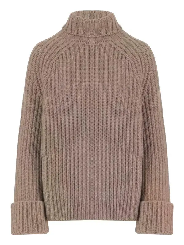 Malo Ribbed-knit Roll-neck Sweater - Neutrals