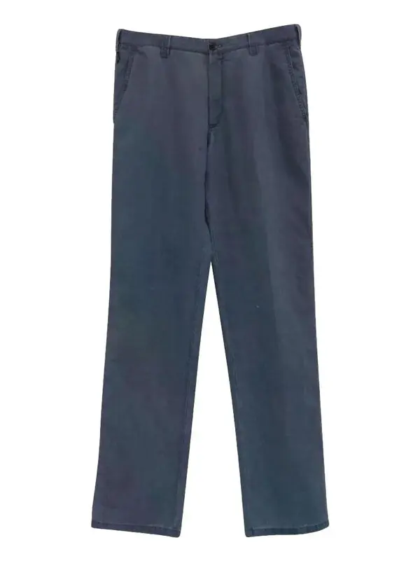 Giorgio Armani Straight-leg Trousers - Blue