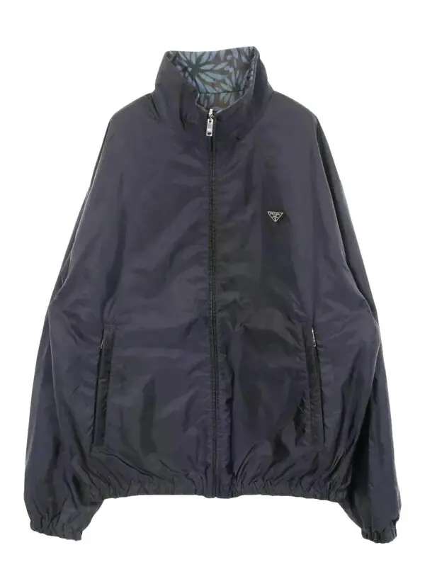 Prada 2010s Re-nylon Reversible Jacket - Blue
