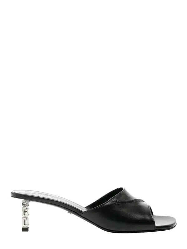 Gcds 60mm Logo-heel Sandals - Black