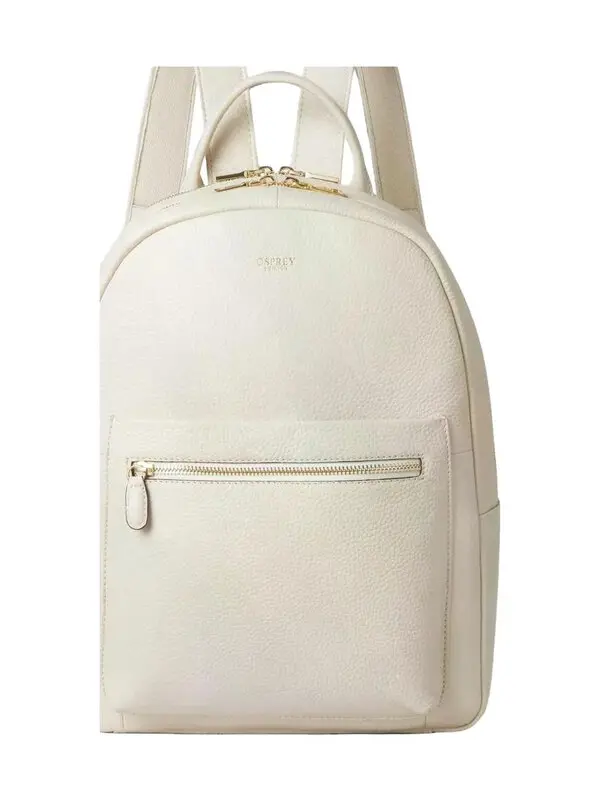 OSPREY The Adaline Grained Leather Backpack - Neutrals