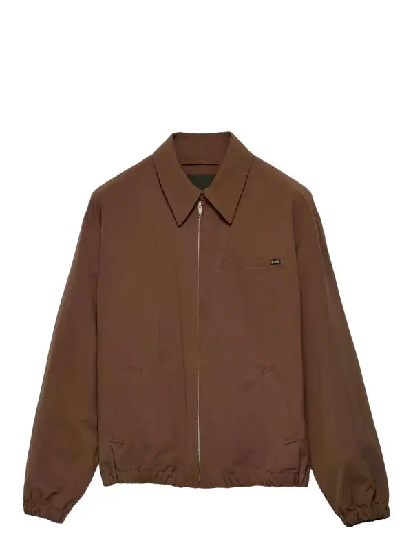 Prada Technical Fabric Blouson Jacket - Brown