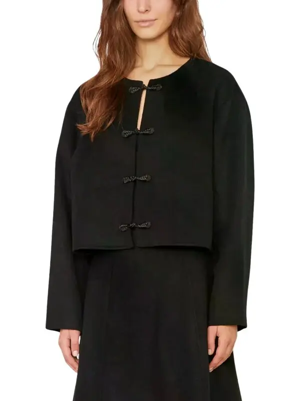 Officine Générale Joella Crop Jacket - Black