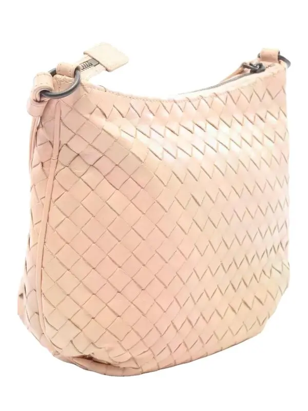 Bottega Veneta 2000s Intrecciato Shoulder Bag - Pink