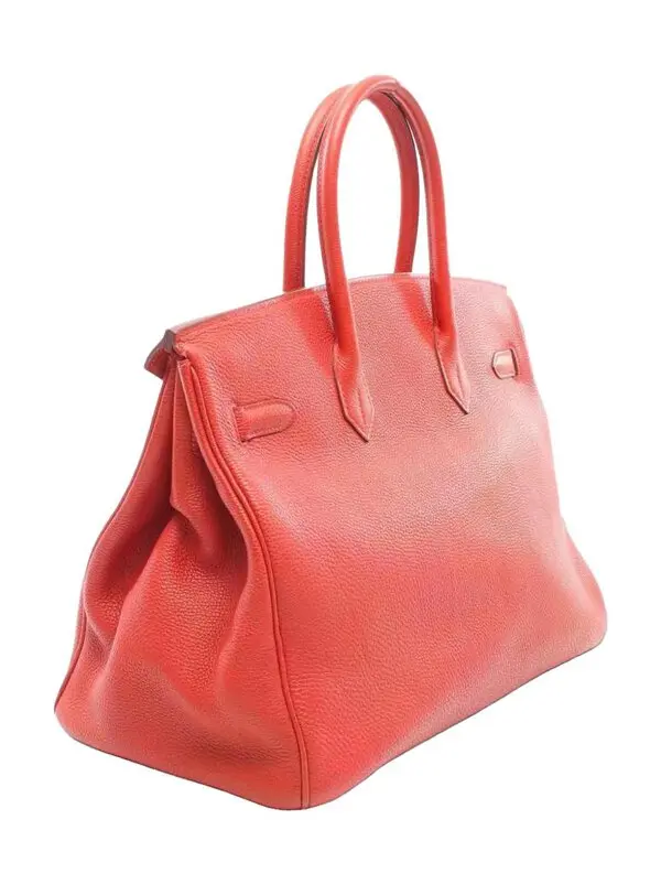 Hermès 2004 35 Birkin Tote Bag - Red
