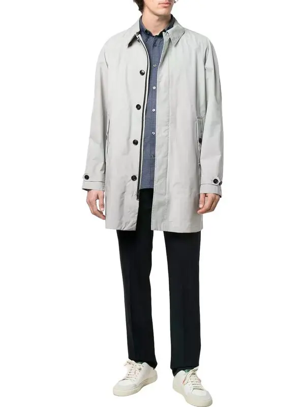 Woolrich Oversized Shirt Coat - Grey