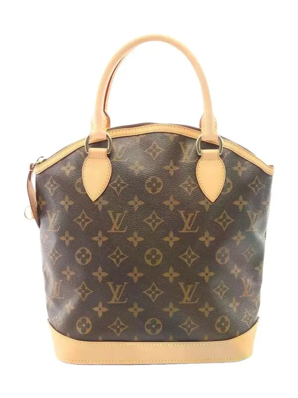 LOUIS VUITTON 2008 Lockit Monogram Tote Bag - Brown