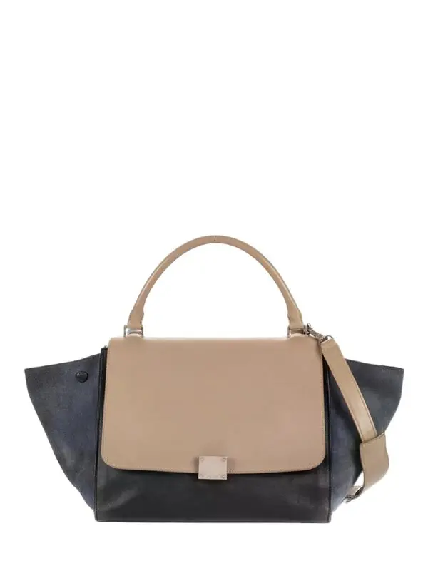 Celine Medium Trapeze Tote Bag - Grey