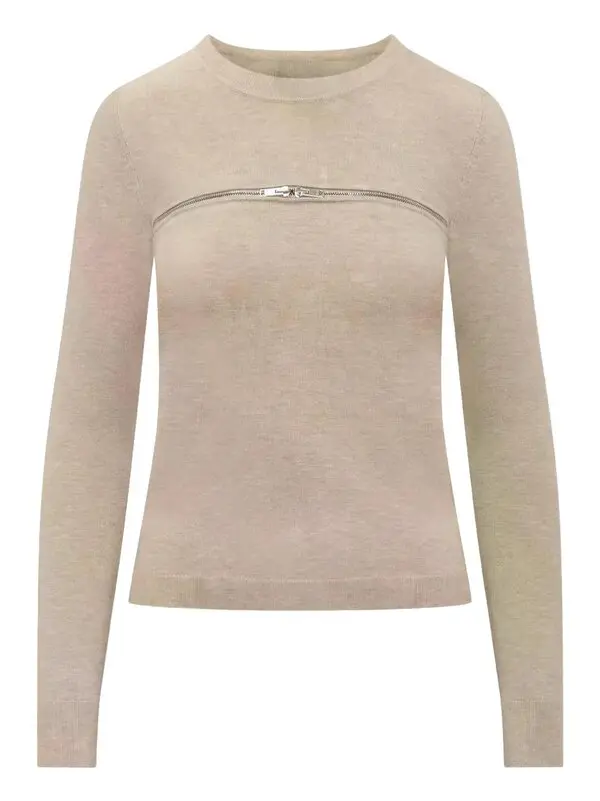 Isabel Marant Étoile Gio Zip Sweater - Neutrals