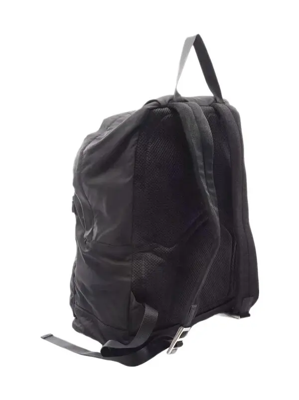 Prada 2000s Logo-triangle Backpack - Black