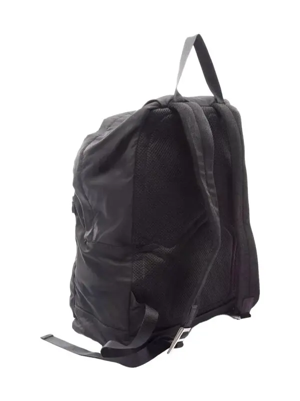 Prada 2000s Logo-triangle Backpack - Black