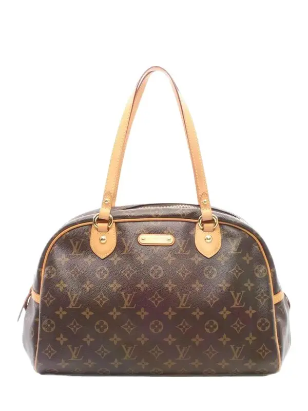 LOUIS VUITTON 2008 Pm Monogram Montorgueil Shoulder Bag - Brown