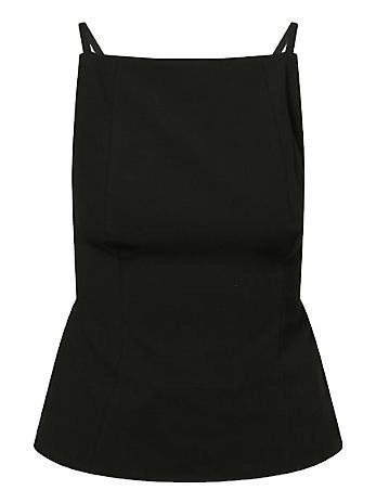Bec & Bridge Mor Backless Wool-blend Top - Black