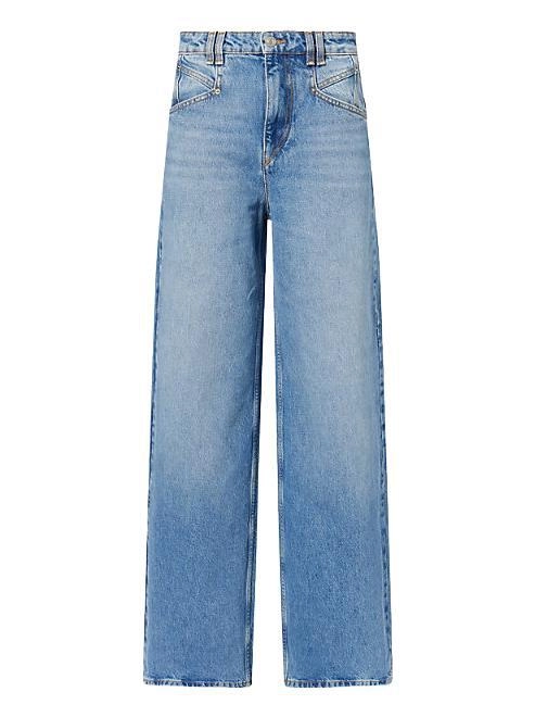 Isabel Marant Étoile Lemony Wide-leg Denim Jeans - Light Blue