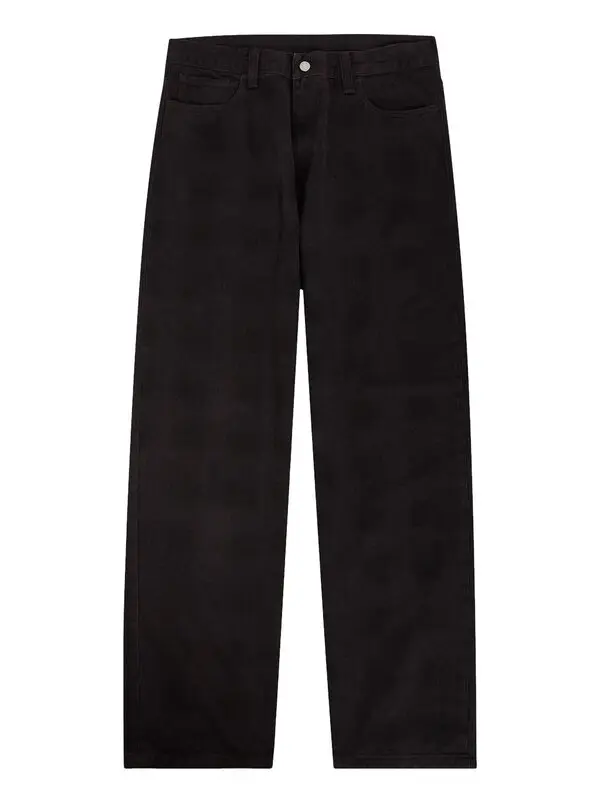Carhartt Work In Progress Everson Loose Tapered-leg Jeans - Black