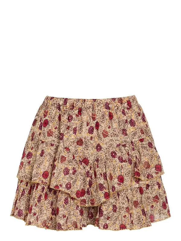 Isabel Marant Étoile Jocadia Floral-print Cotton Shorts - Multicoloured