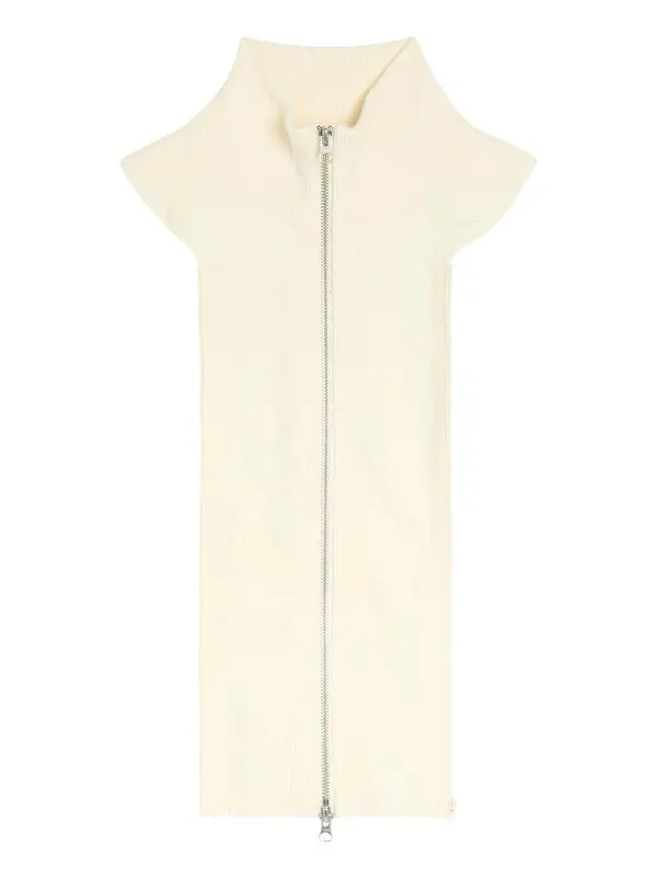 Veronica Beard Uptown Dickey Wool And Cashmere-blend Jacket Insert - Ivory