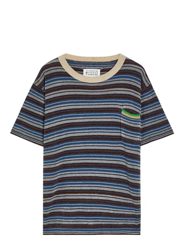 MAISON MARGIELA Striped Knit T-shirt - Stripe