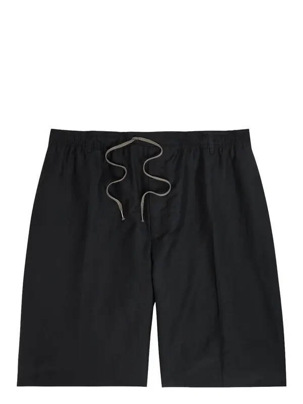 MAISON MARGIELA Cotton-blend Shorts - Dark Blue