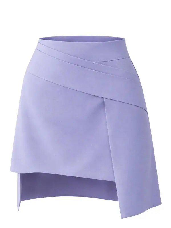 LUMINA ELIGMA The Refined Curve Skirt Dark Gray - Grey