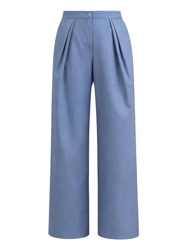 LUMINA ELIGMA The Gathered Suit Pants Ensemble Dark Gray - Grey