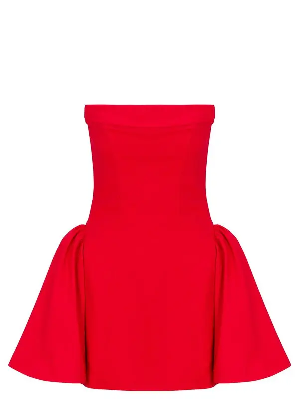 DELFI COLLECTIVE Marilyn Dress Crimson - Red