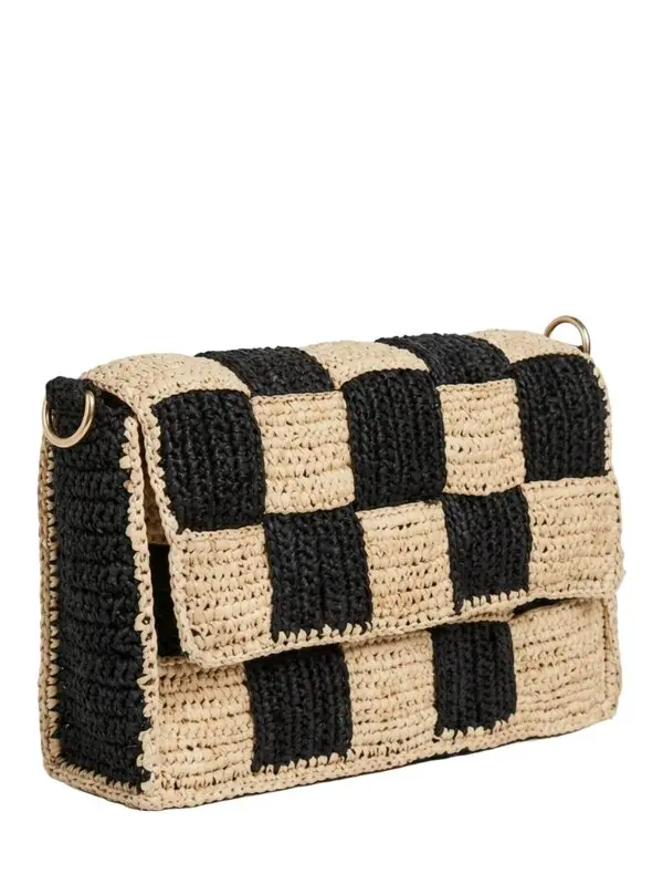ZANATANY CONCEPTS Cracky Bag Gold Tone - Black