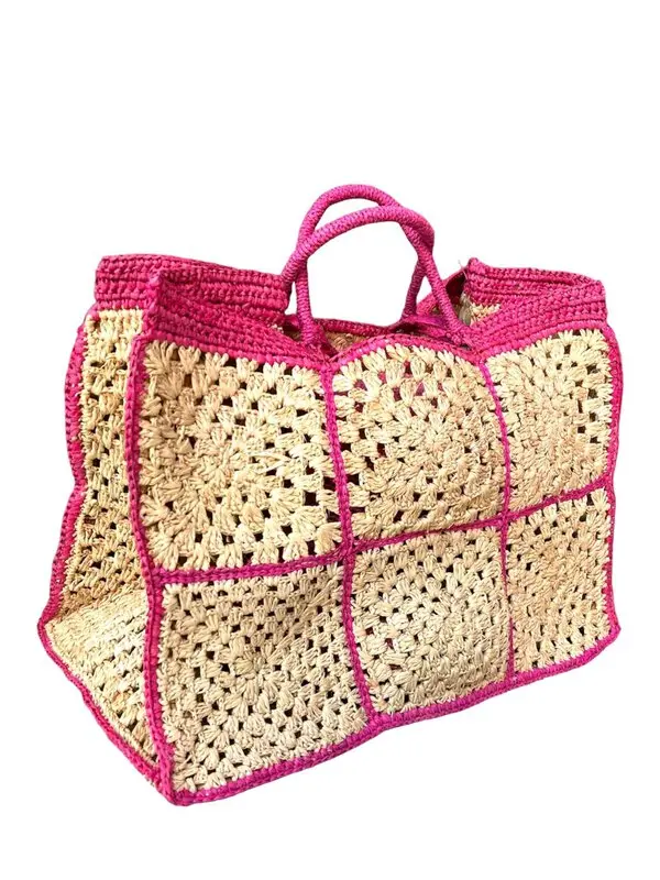 ZANATANY CONCEPTS Carry Fushia Tote Bag - Orange