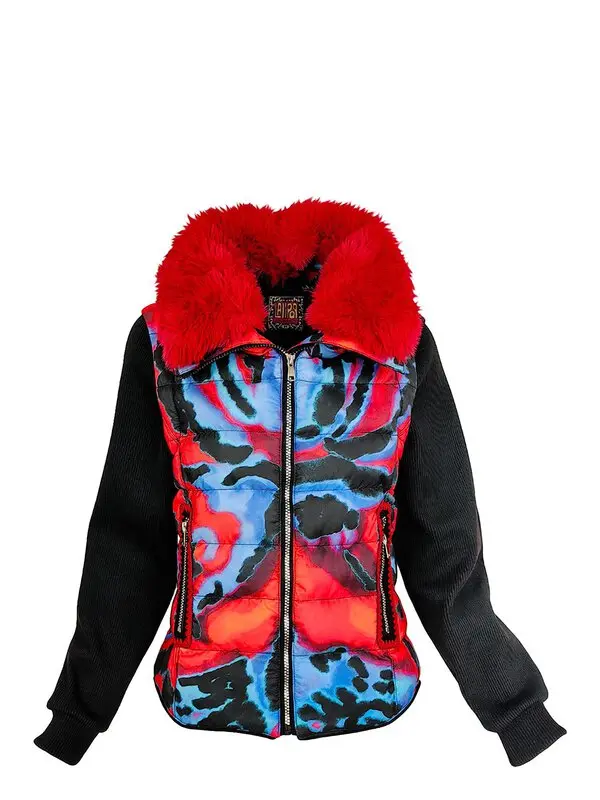 LALIPOP DESIGN Detachable Sleeve Puffer Jacket - Black