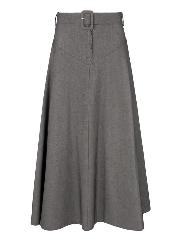 LOU&UP (FORMERLY LOUP CLOTHING) Fit & Flare Skirts Gray - Grey