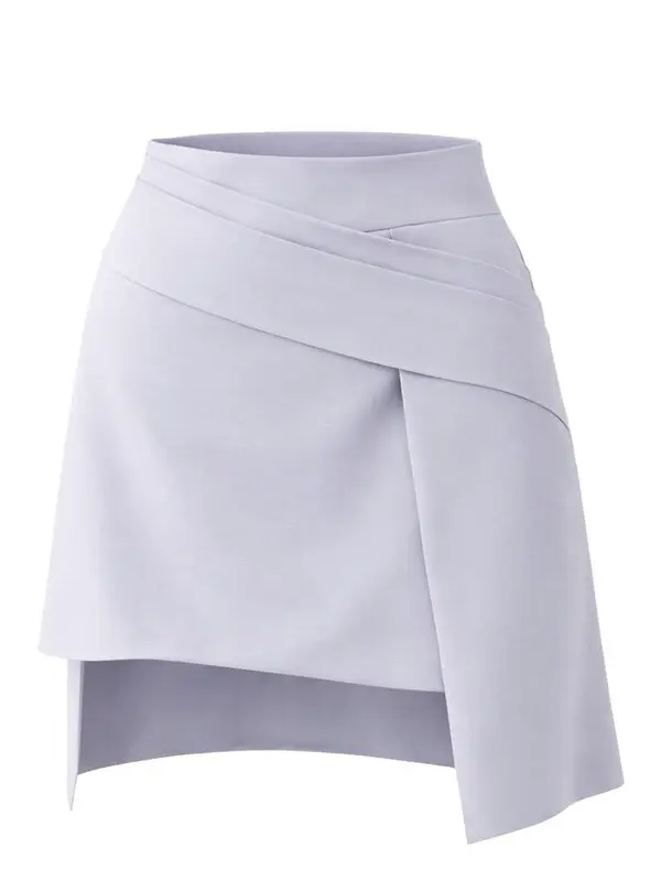 LUMINA ELIGMA The Refined Curve Skirt Light Gray - Grey