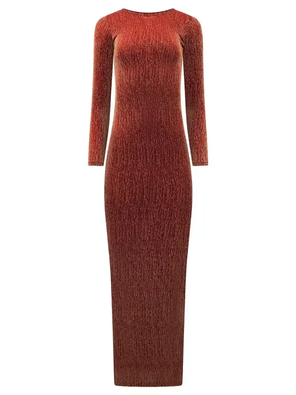 MAUI X LOLITA Monarch Vermillion Party Dress - Orange
