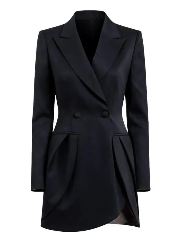 LUMINA ELIGMA Petals Blazer Dress - Black