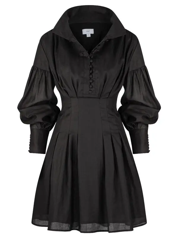 DREF Monaco Mini Dress - Black