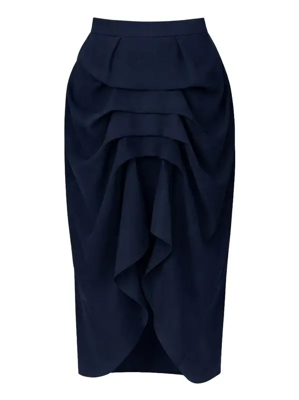 LUMINA ELIGMA The Vanguard Skirt Navy - Blue