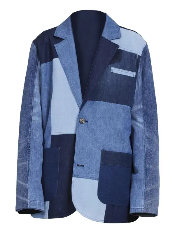 STORY WEAR Lightweight Casual Blazer - Blue