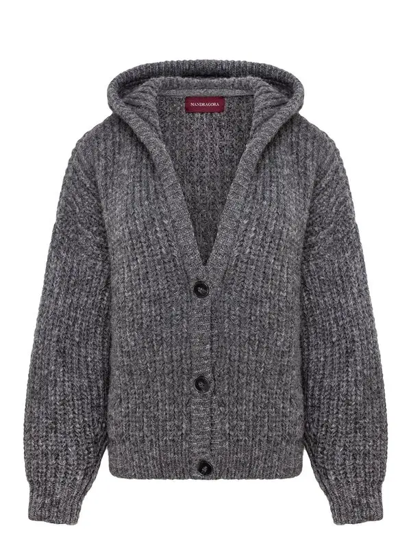 MANDRAGORA Alpaca And Merino Wool Sweater Roye - Grey