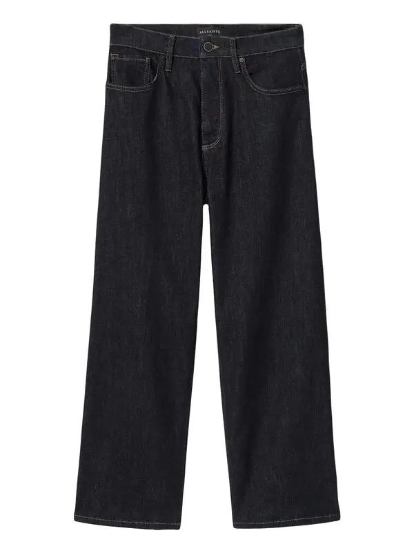 ALLSAINTS Sadie High-rise Barrel-leg Jeans - Blue