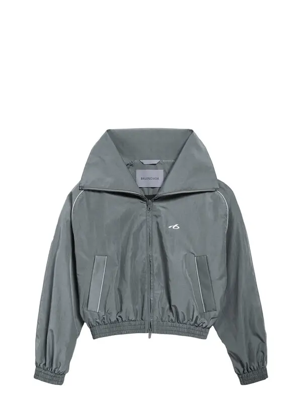 Balenciaga Technical Cotton Track Jacket - Grey