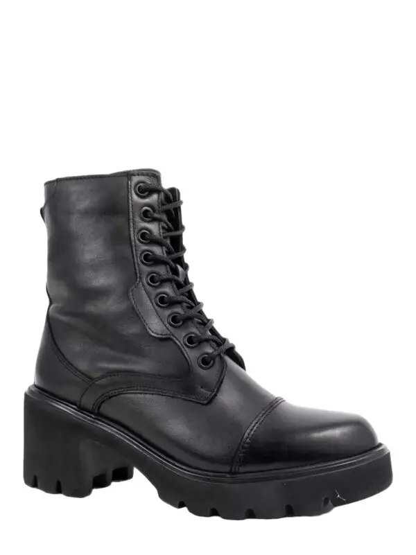 SERGIO MORETTI FIRENZE Lace-up Ankle Boots - Black