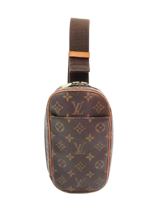 LOUIS VUITTON 2004 Pochette Gange Monogram Messenger Bag - Brown