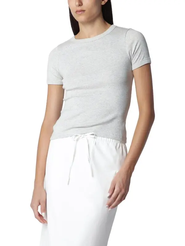 FLORE FLORE Mélange Car Tee Organic Cotton T-shirt - Grey