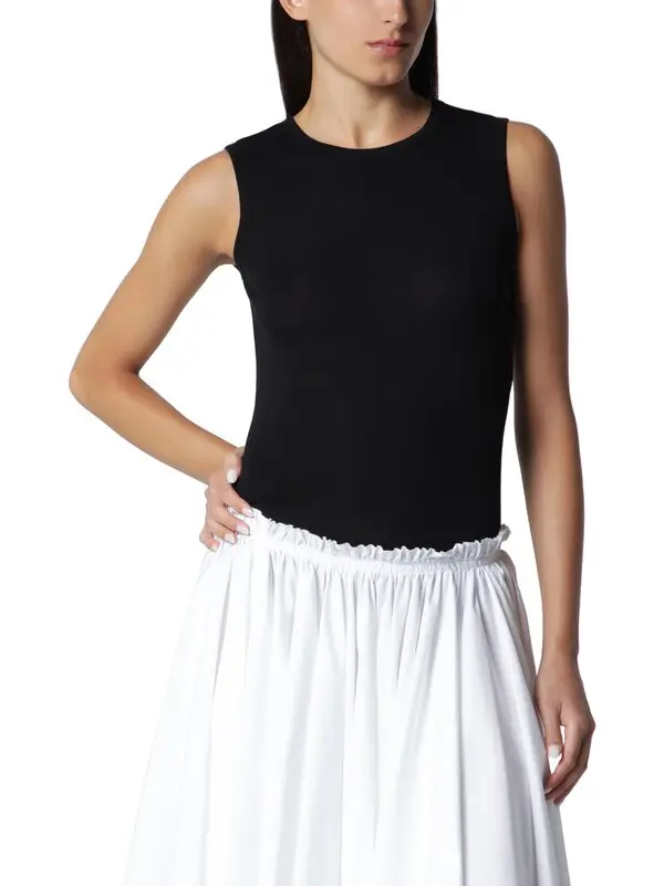 FLORE FLORE Esmé Lw Organic Cotton Tank Top - Black