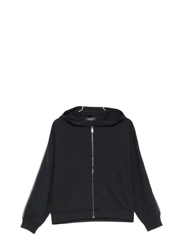 Fabiana Filippi Zipped Hoodie - Blue