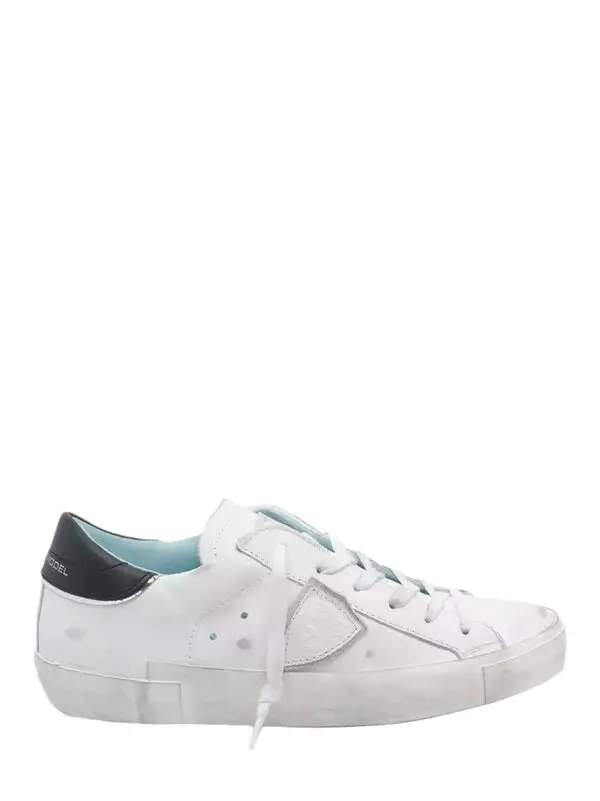 Philippe Model Prsx Low-top Leather Sneakers - White