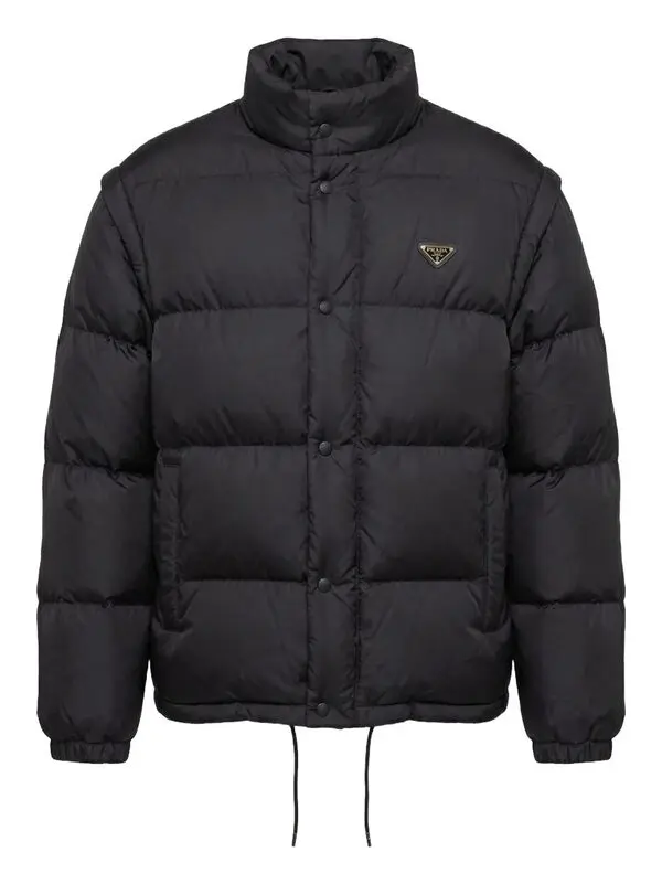 Prada Re-nylon Short Down Jacket - Black